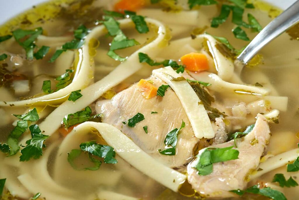 Homemade Chicken Soup - claimingsimplicity.com